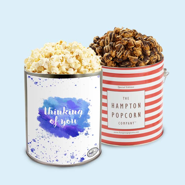 1 Gallon Popcorn Tins - Hampton Popcorn