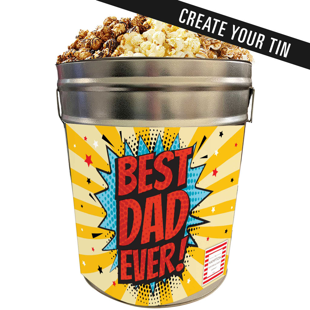 Build Your Own Popcorn Tin | Pick Your Popcorn Flavors | Hampton Popcorn