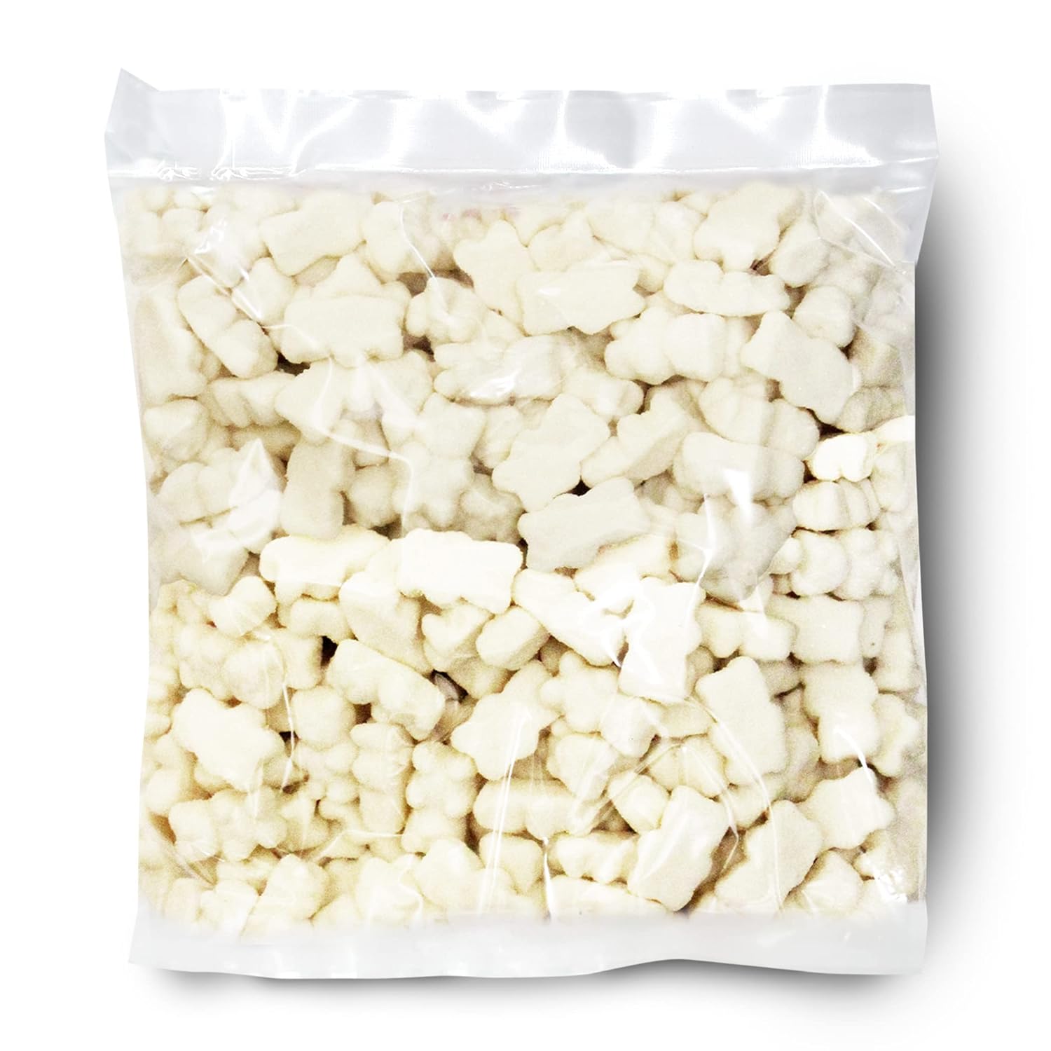 White Gummy Bears Sugared, Tutti Fruitti Flavor