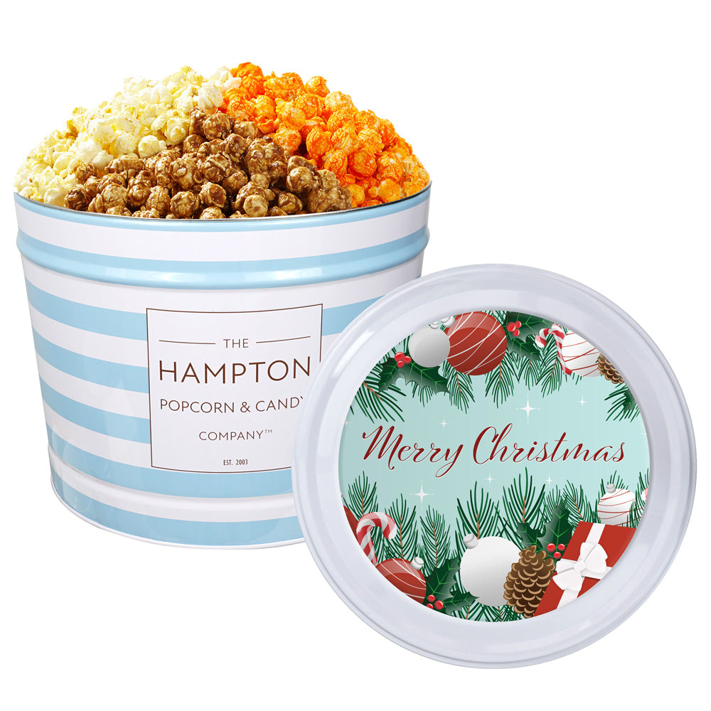 3 Flavor Popcorn Tin - Hampton Classic - Popcorn Gifts by Hampton Popcorn