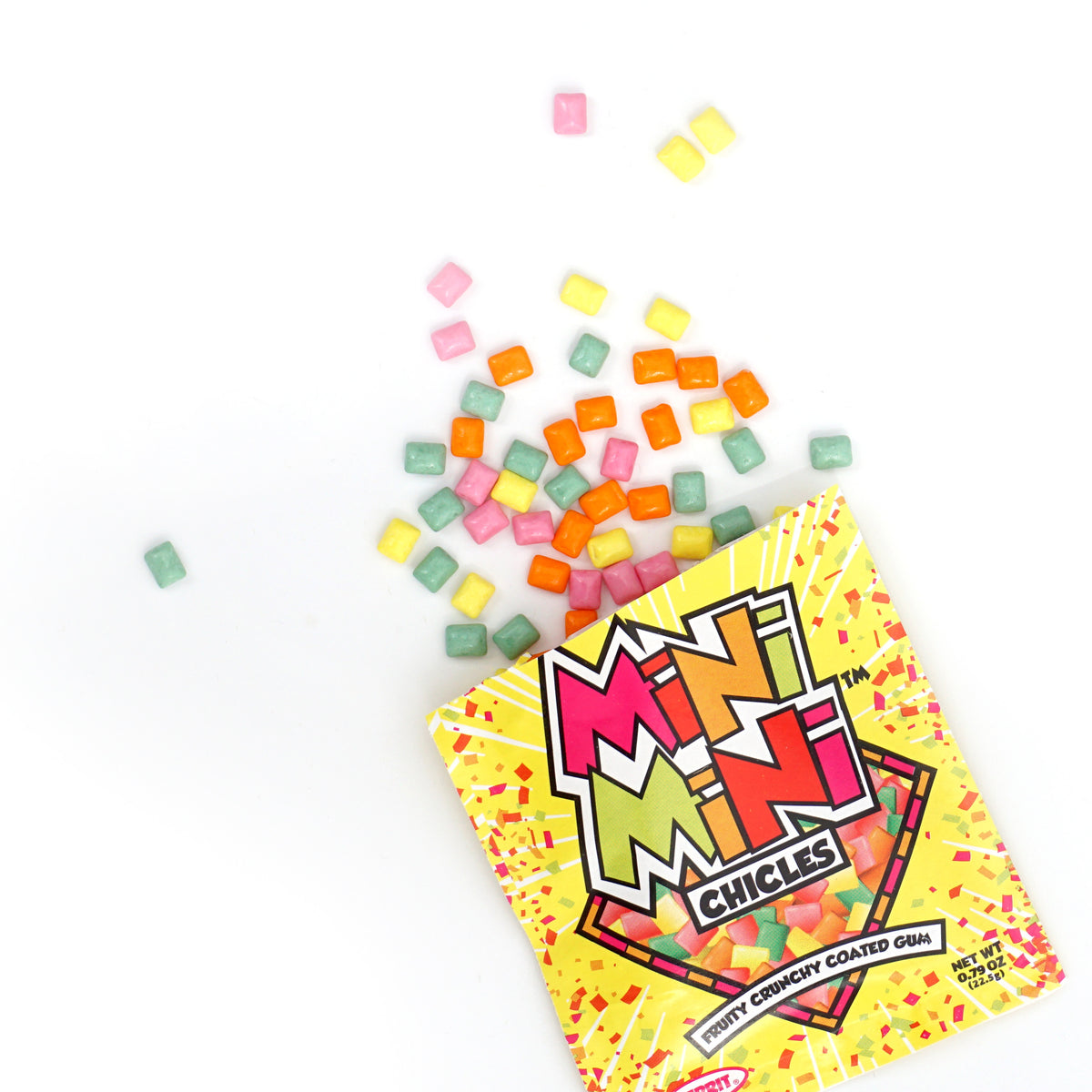 Mini Mini Chicles Crunch Coated Gum