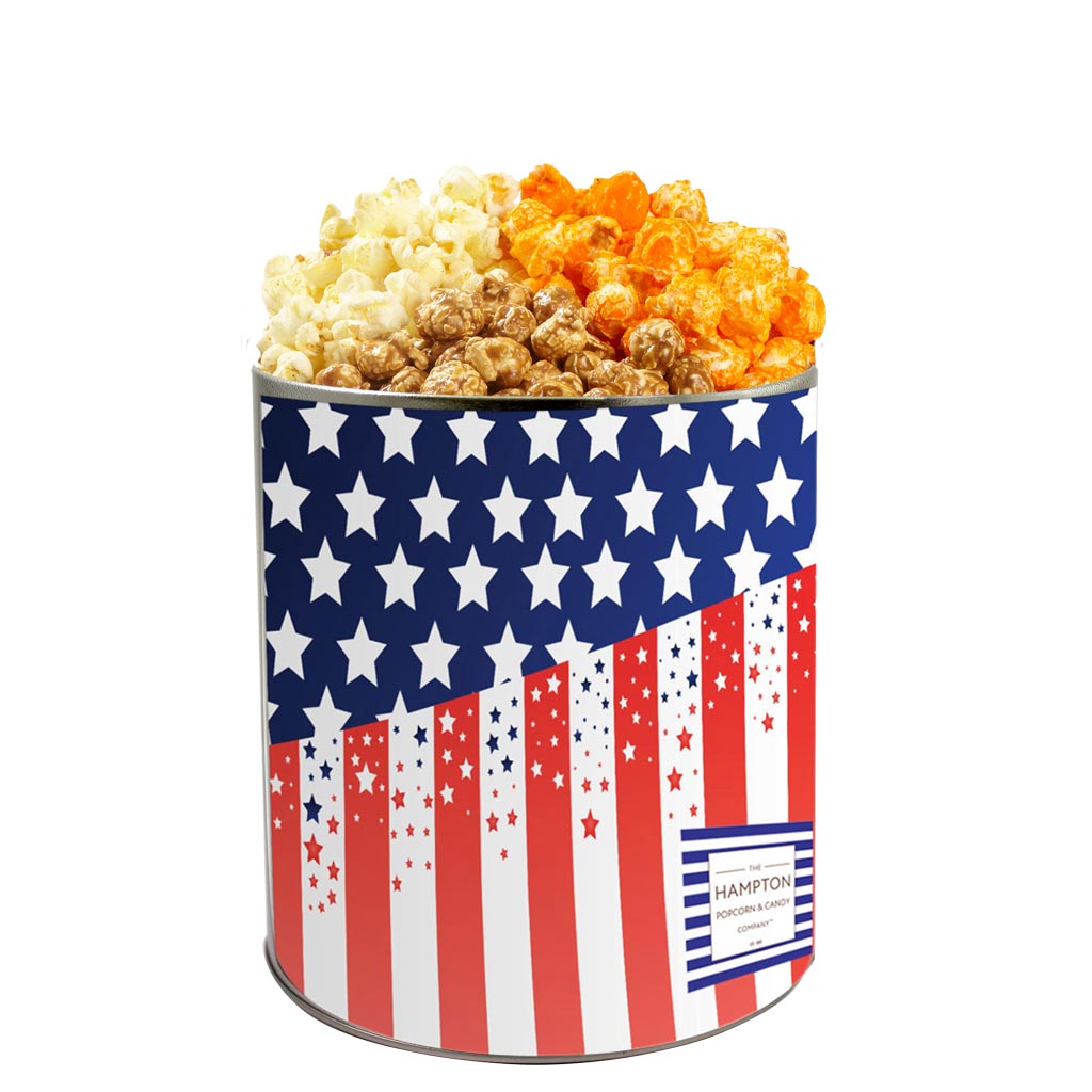 3 Flavor Popcorn Tin - Hampton Classic - Popcorn Gifts by Hampton Popcorn
