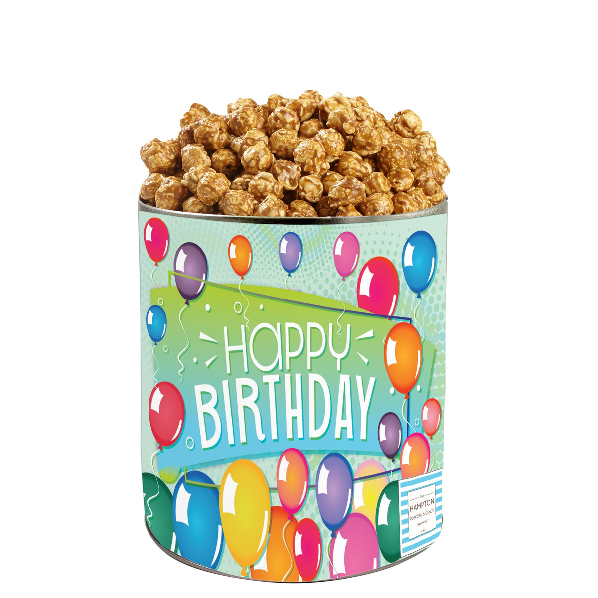 Caramel Popcorn Tin - Popcorn Gifts by Hampton Popcorn