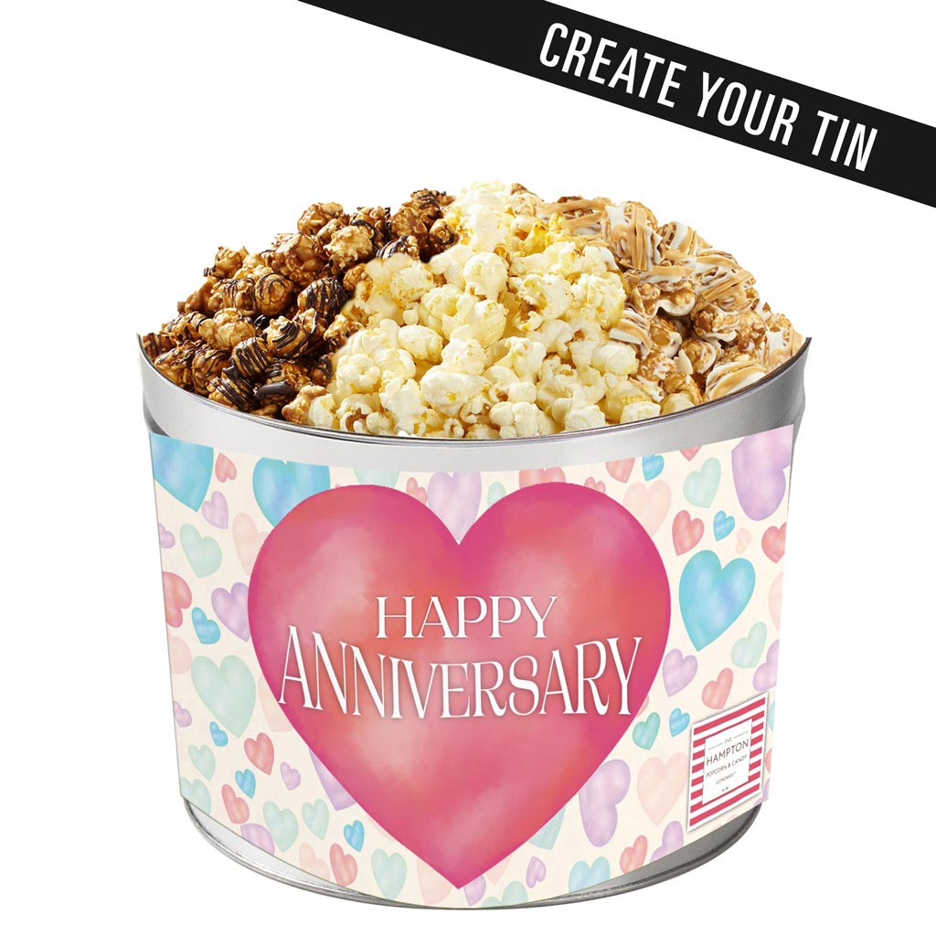 Build Your Own Popcorn Tin | Pick Your Popcorn Flavors | Hampton Popcorn