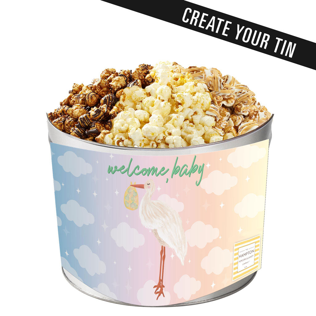 Build Your Own Popcorn Tin | Pick Your Popcorn Flavors | Hampton Popcorn