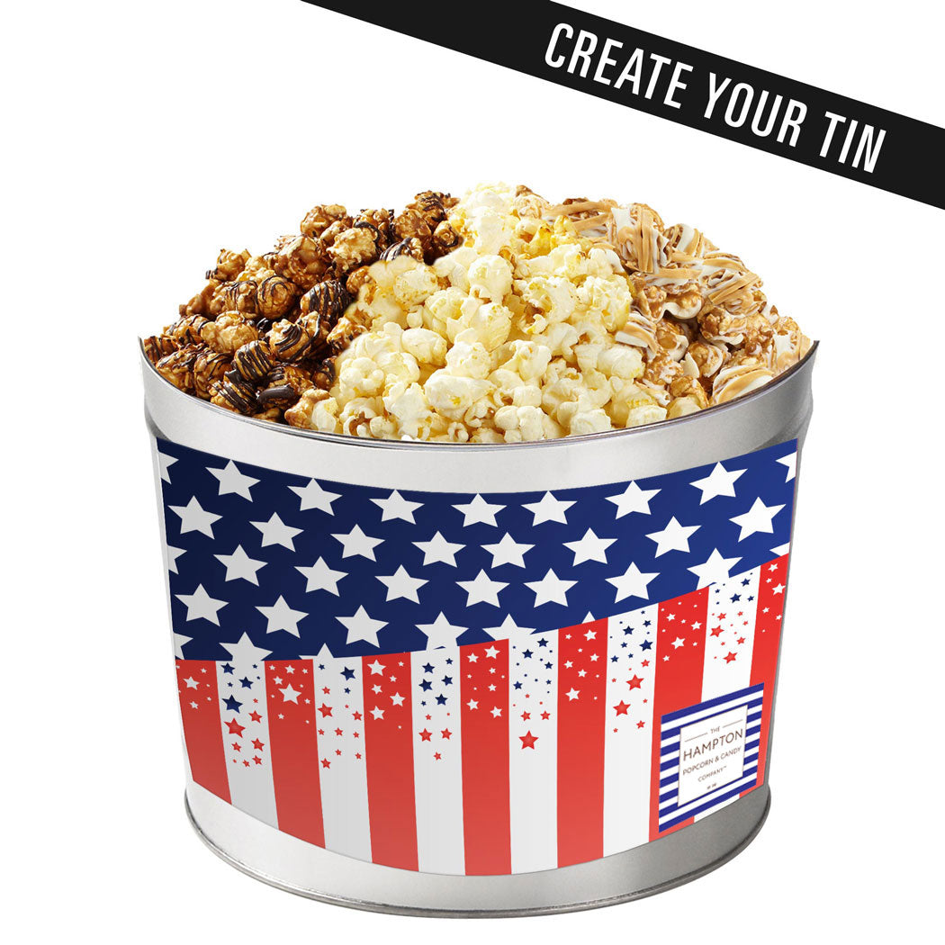 Build Your Own Popcorn Tin | Pick Your Popcorn Flavors | Hampton Popcorn