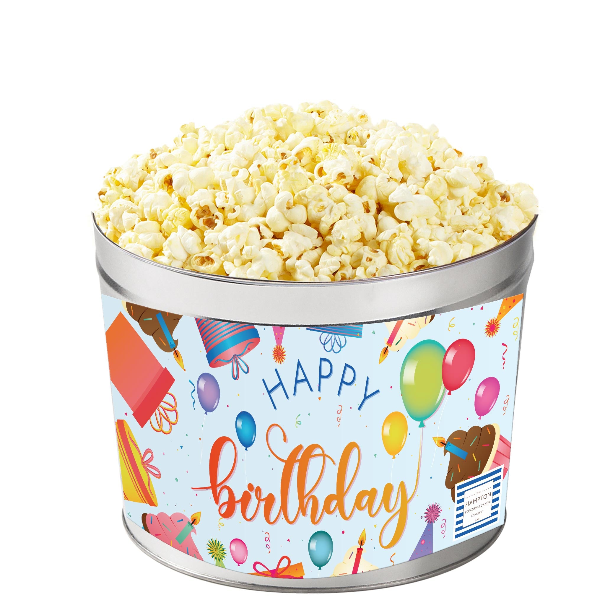 Butter Popcorn Tin - Gourmet Popcorn Gifts by Hampton Popcorn
