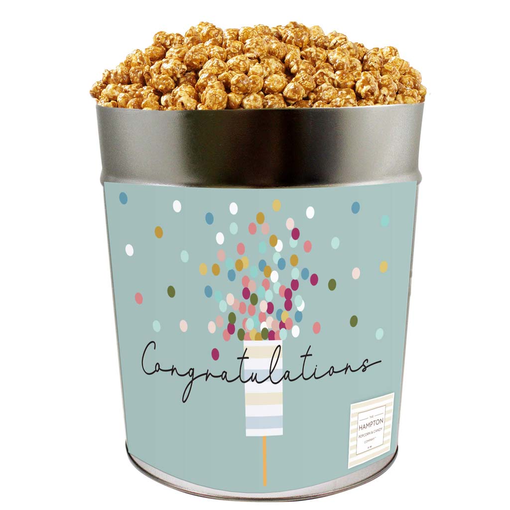 Caramel Popcorn Tin - Popcorn Gifts by Hampton Popcorn
