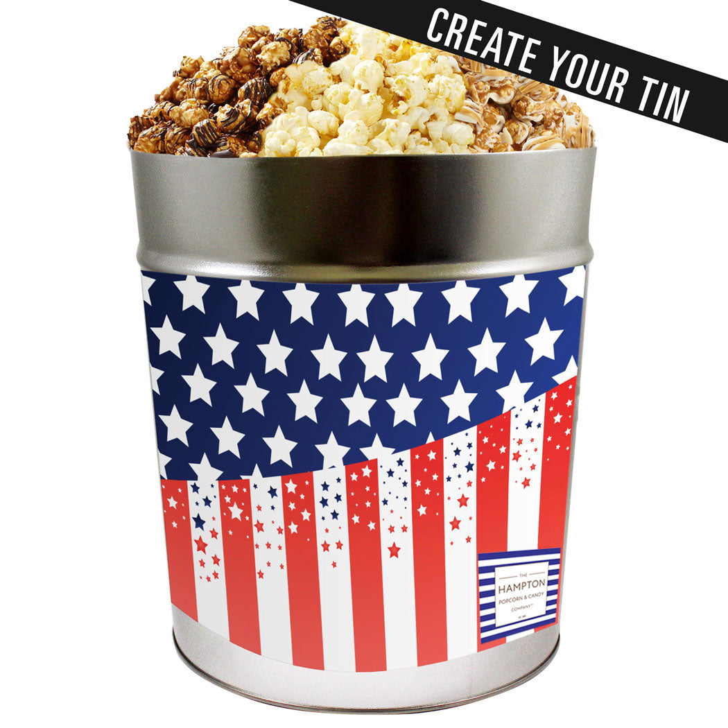 Build Your Own Popcorn Tin | Pick Your Popcorn Flavors | Hampton Popcorn