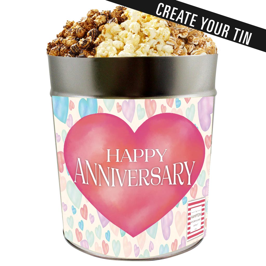 Build Your Own Popcorn Tin | Pick Your Popcorn Flavors | Hampton Popcorn