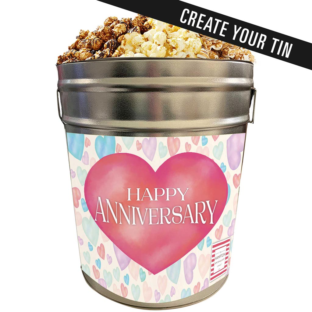 Build Your Own Popcorn Tin | Pick Your Popcorn Flavors | Hampton Popcorn