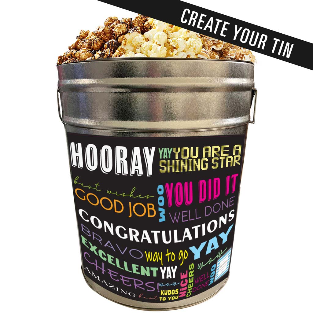 Build Your Own Popcorn Tin | Pick Your Popcorn Flavors | Hampton Popcorn
