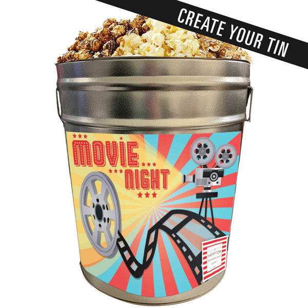 Build Your Own Popcorn Tin | Pick Your Popcorn Flavors | Hampton Popcorn