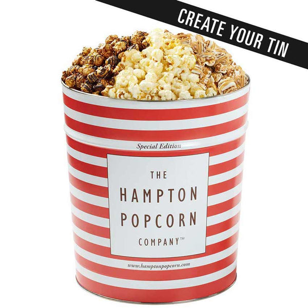 Build Your Own Popcorn Tin | Pick Your Popcorn Flavors | Hampton Popcorn