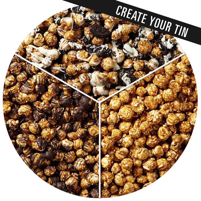 Build Your Own Popcorn Tin | Pick Your Popcorn Flavors | Hampton Popcorn